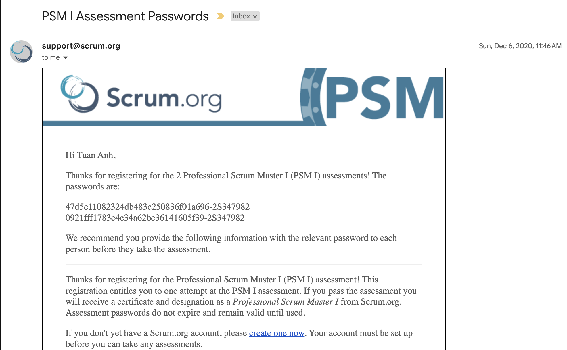 Hướng Dẫn Đăng Ký và Thi Chứng Chỉ PSM/PSPO trên Scrum.org - ScrumPass
